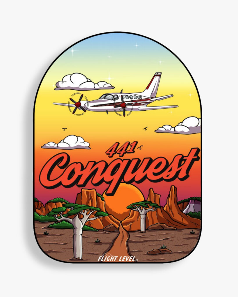 CONQUEST STICKER – Flight Level Co